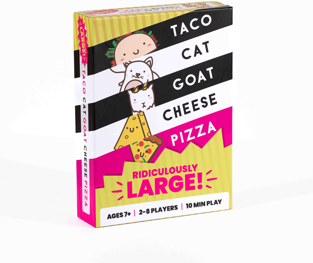 Ridiculously Large! Taco Cat Goat Cheese Pizza Card Game – Turner Toys