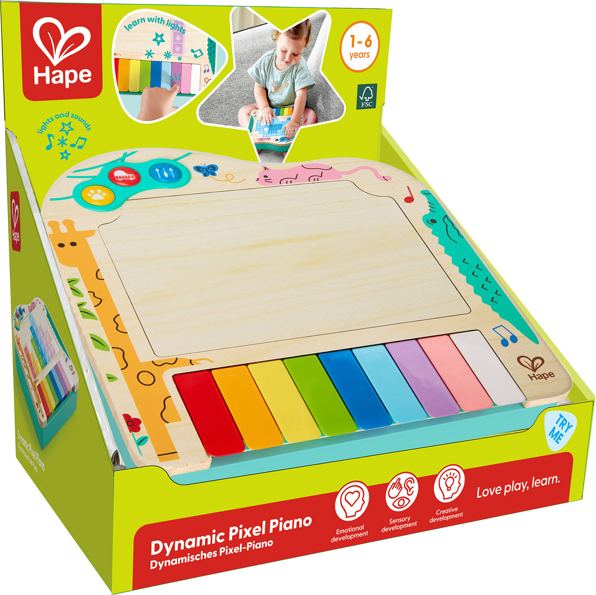 Hape E0635 Pixel Piano – Turner Toys