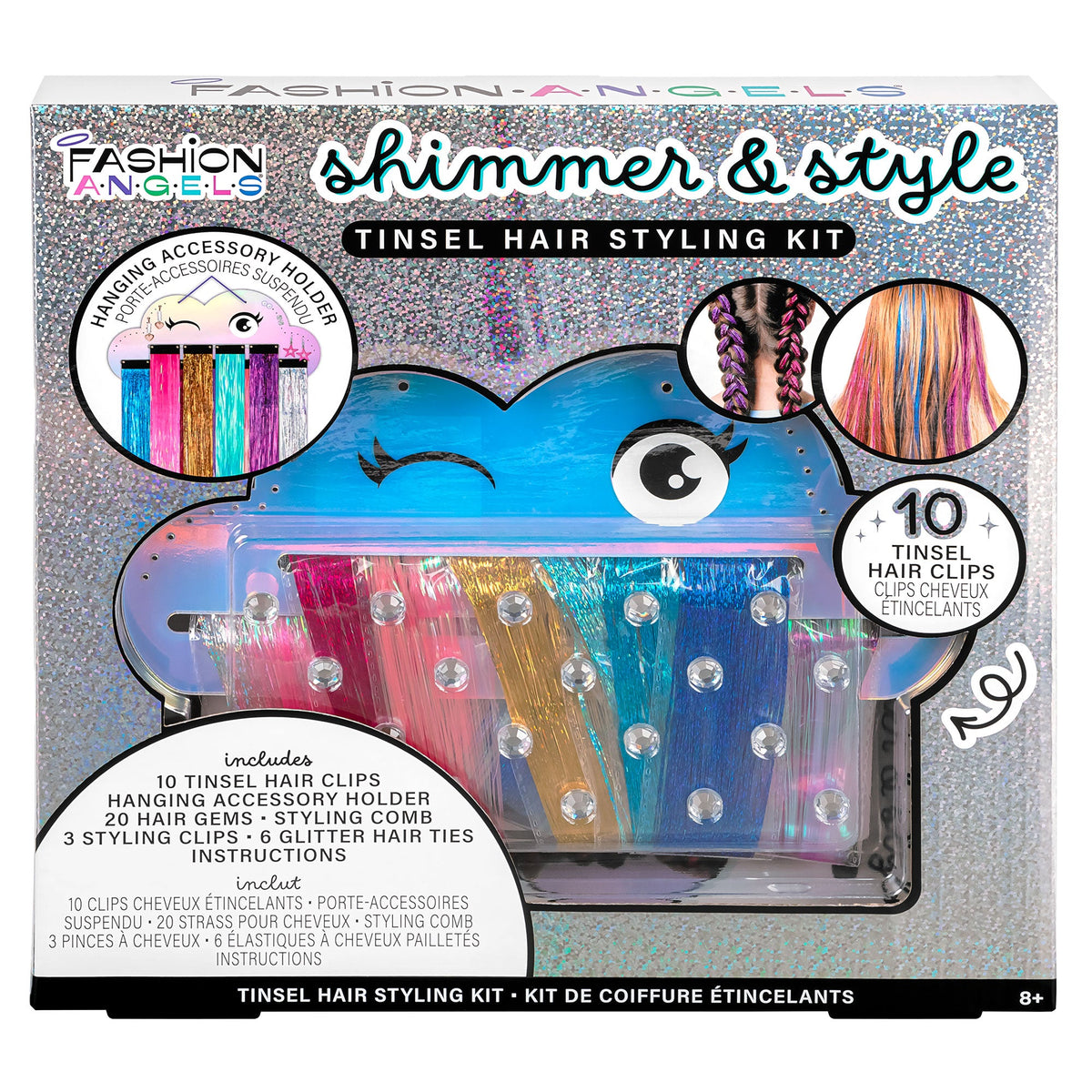 Shimmer & Style Tinsel Hair Styling Kit – Turner Toys