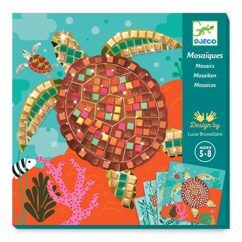 Djeco Caribbean Mosaics Sticker Craft Kit – Turner Toys
