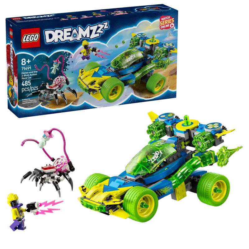 LEGO Dreamzzz 71491 Mateo and the Z-Blob Action Race Car – Turner Toys