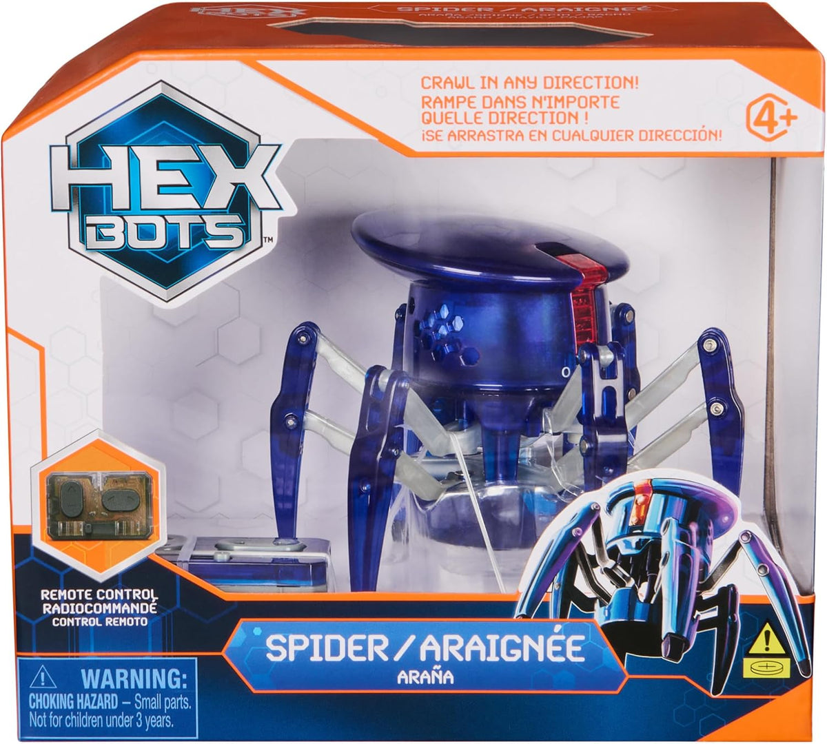 Hex Bot Remote Control Spider – Turner Toys