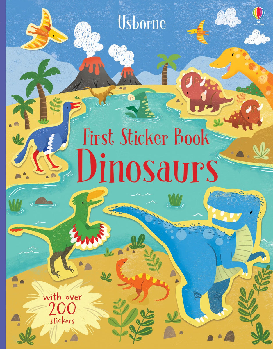 Usborne First Sticker Book Dinosaurs – Turner Toys