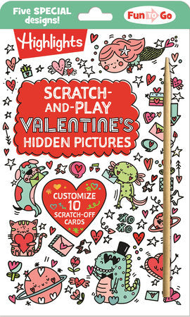 Scratch-and-Play Valentine's Hidden Pictures – Turner Toys