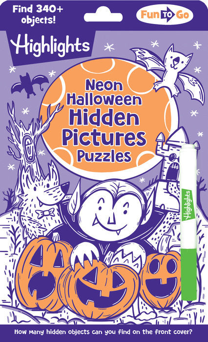 Neon Halloween Hidden Pictures Puzzles – Turner Toys
