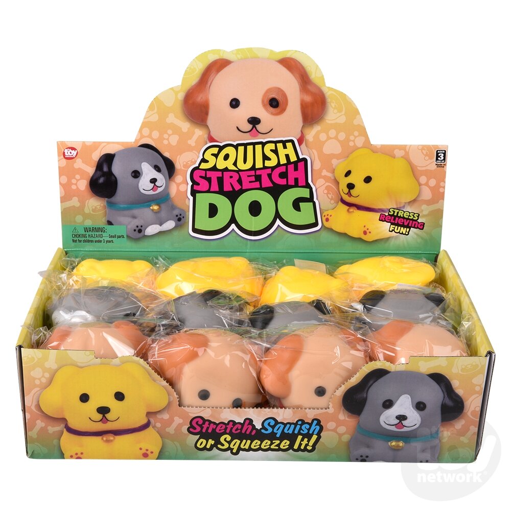 Squish & Stretch Dog 4" – Turner Toys