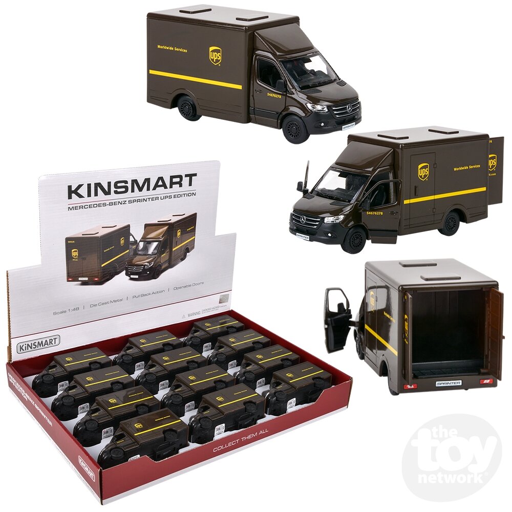 Diecast UPS Mercedes-Benz Sprinter Box Truck 5" – Turner Toys