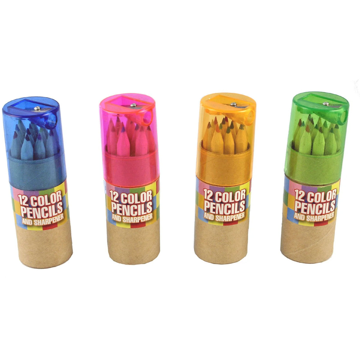 12 Color Pencils With Sharpener – Turner Toys