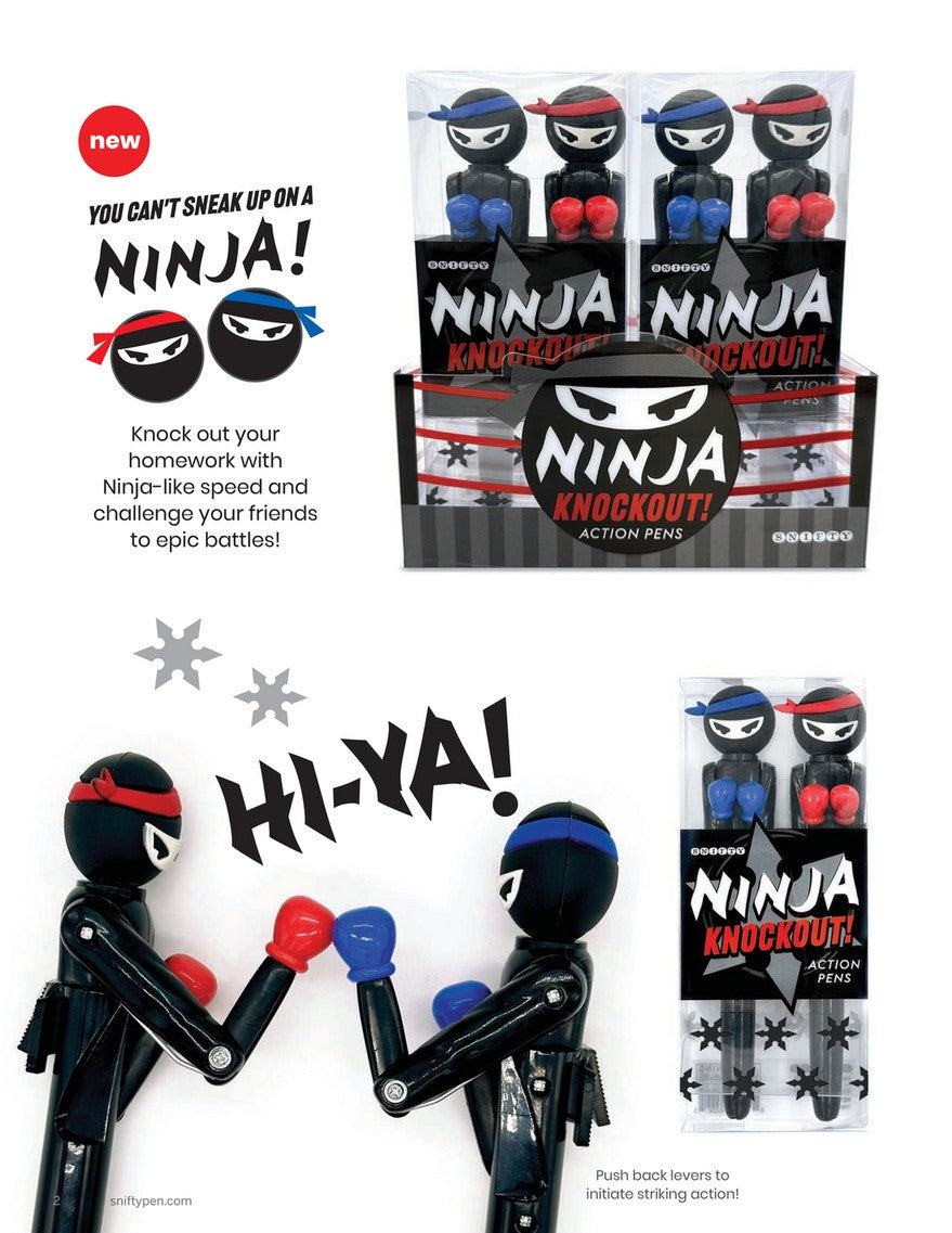 Ninja Knockout Action Pen – Turner Toys