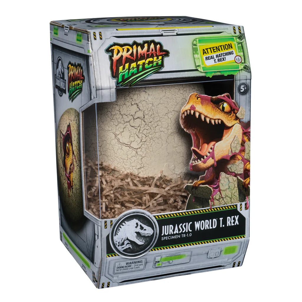 Jurassic World Primal Hatch Interactive Dino & Egg – Turner Toys