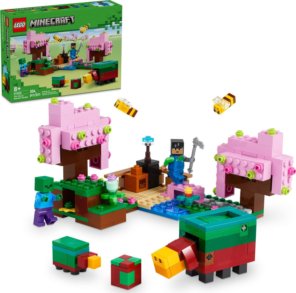 LEGO Minecraft 21260 The Cherry Blossom Garden – Turner Toys