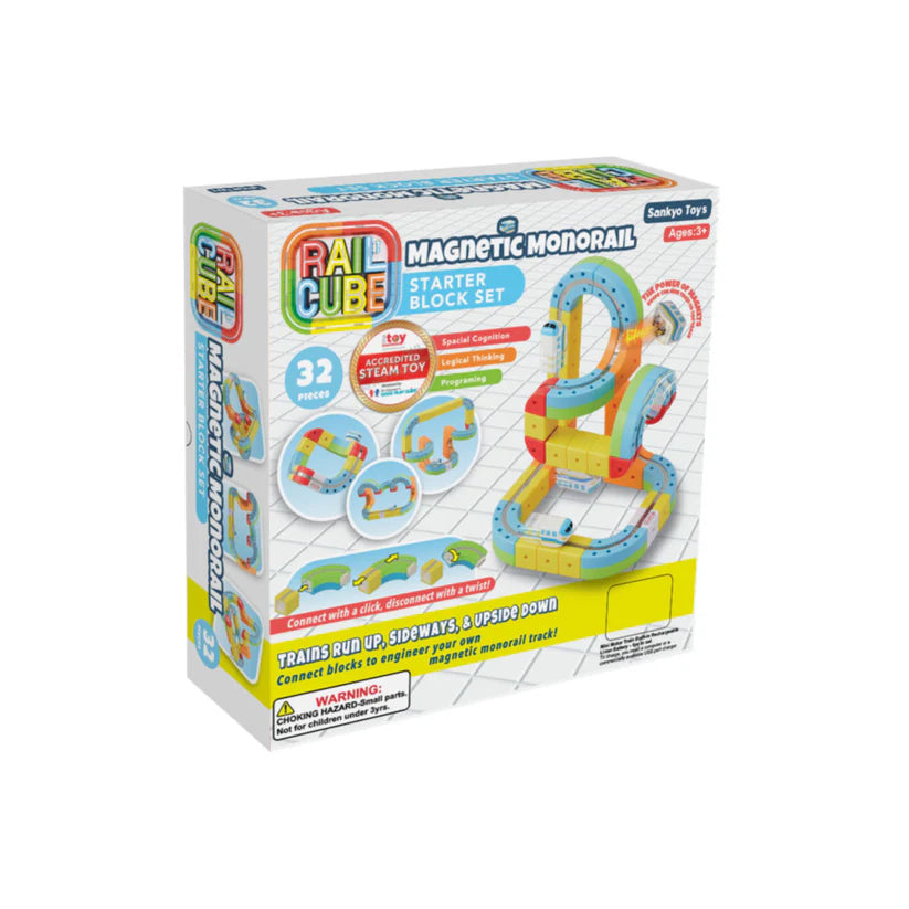 Rail Cube Magnetic Monorail Starter Set – Turner Toys