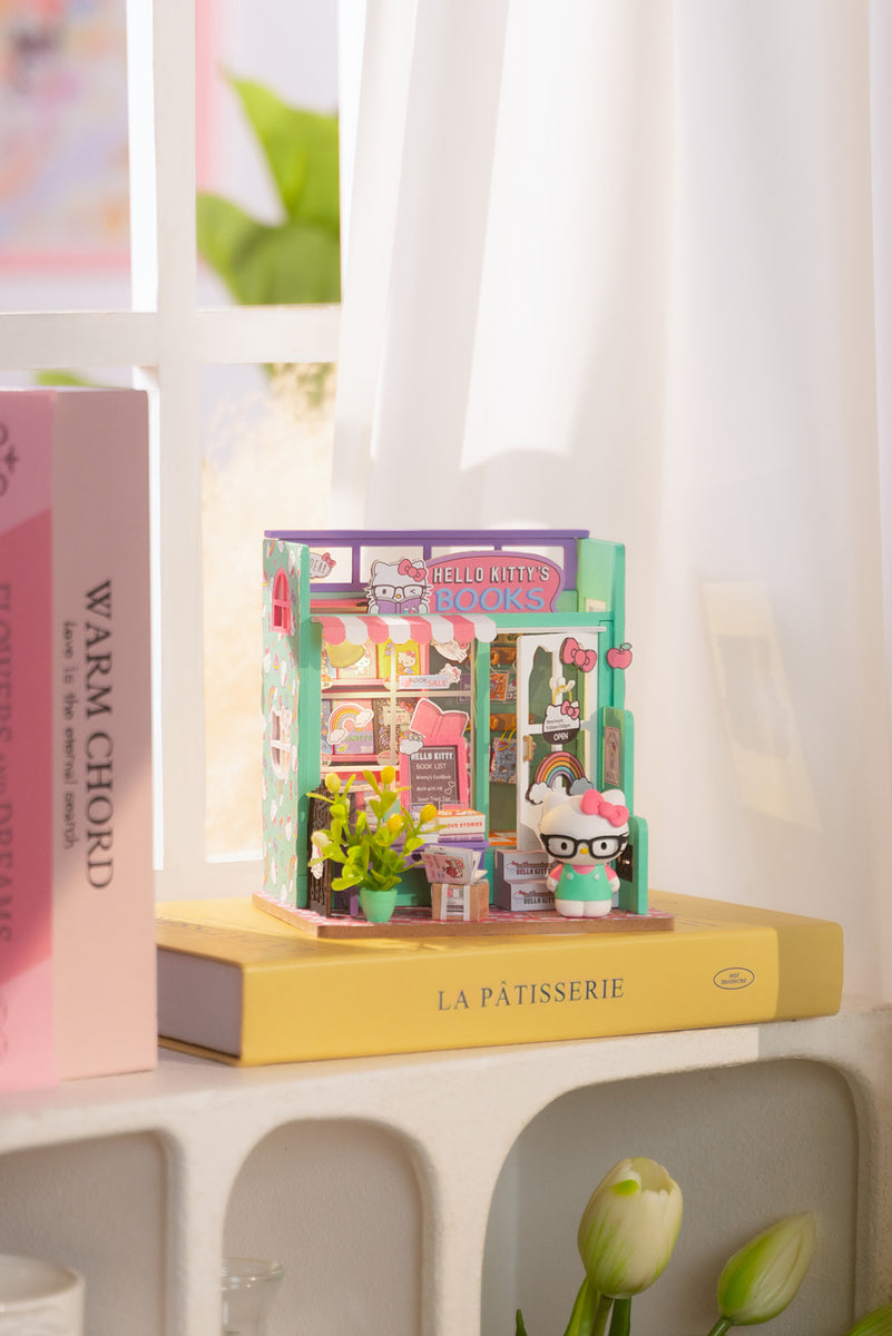 DIY Miniature Bookstore Kit - Hello Kitty's Book Store – Turner Toys