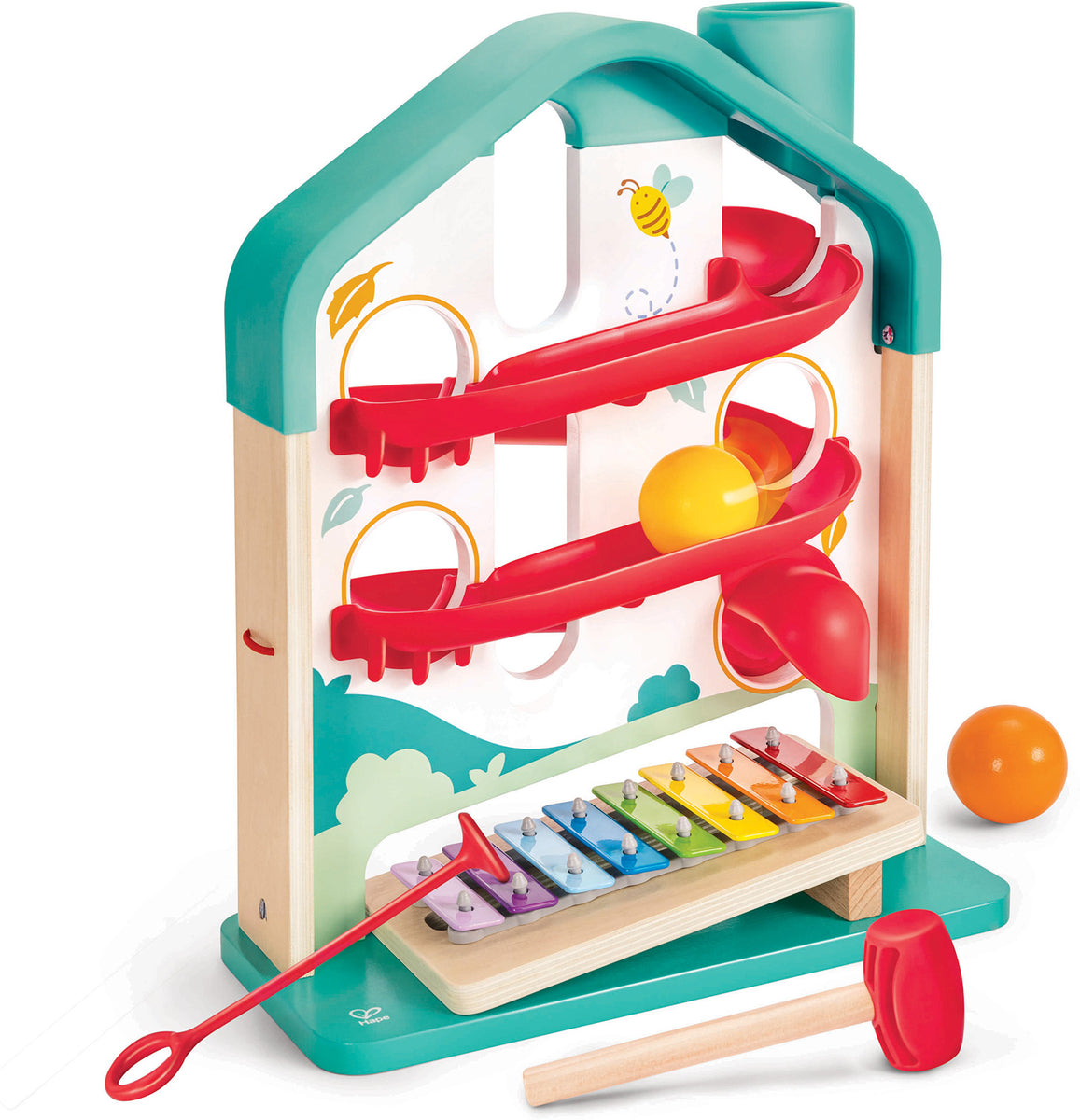 Hape E0512 Melody Mansion Ball Run – Turner Toys