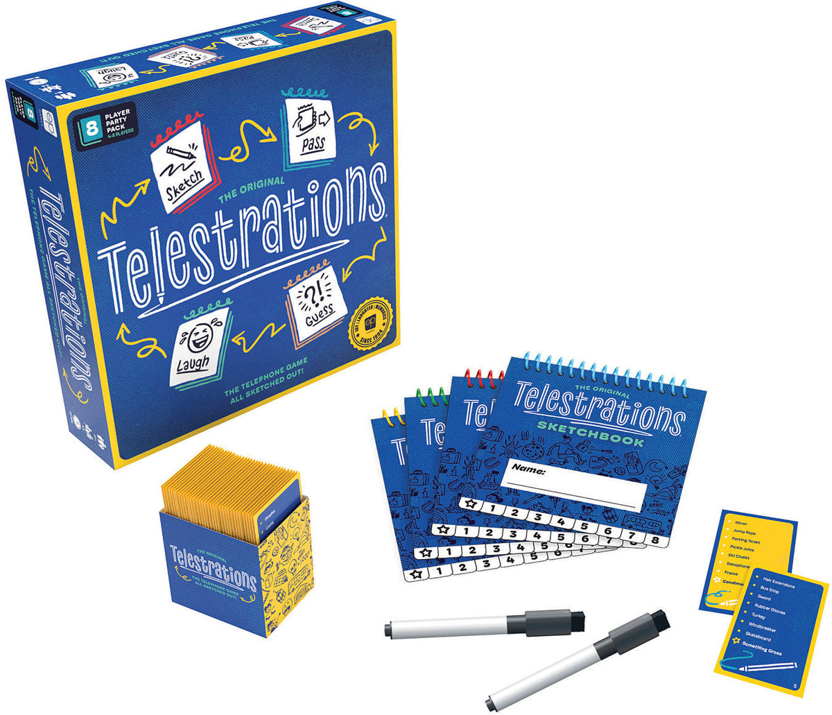 The Original Telestrations - 8 Player Party Pack – Turner Toys