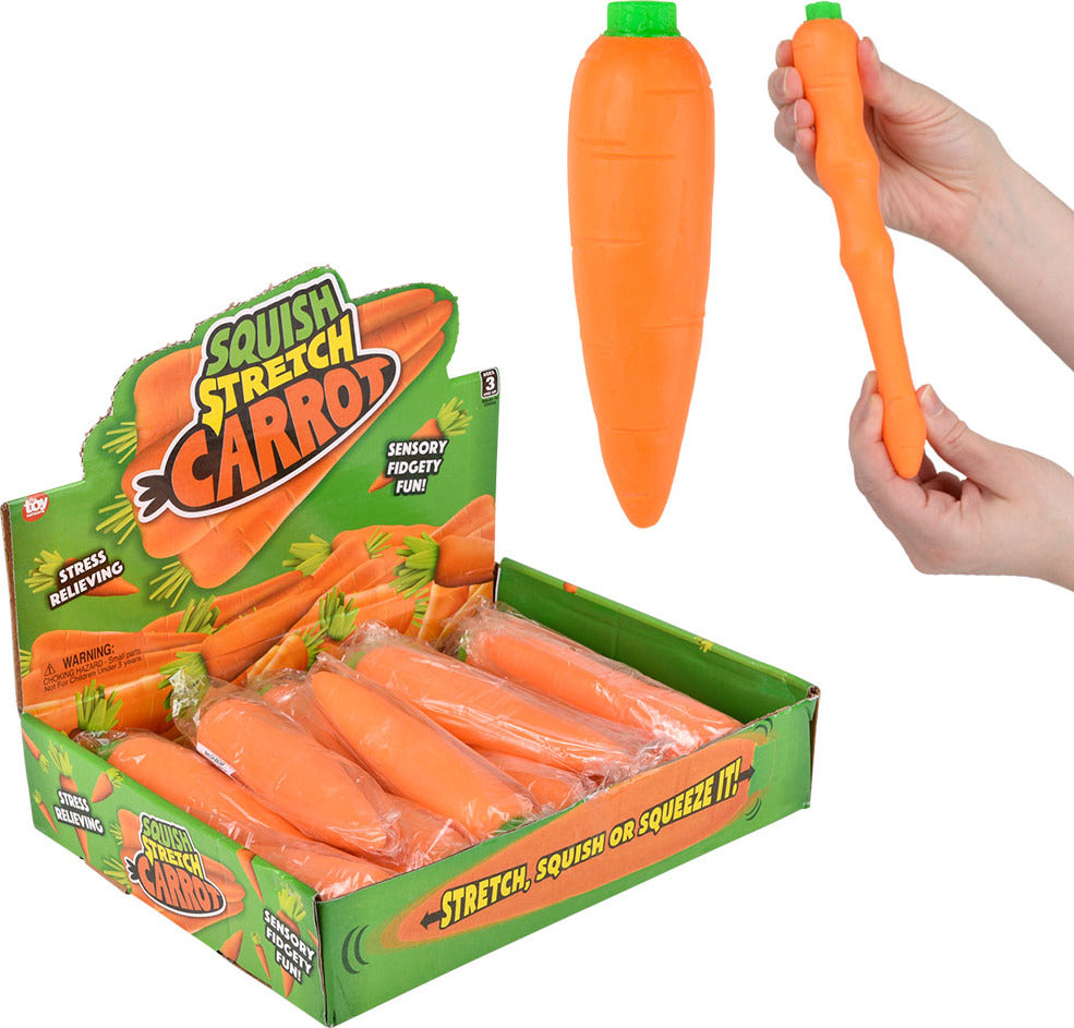 Squish & Stretch Carrot 5.5" – Turner Toys
